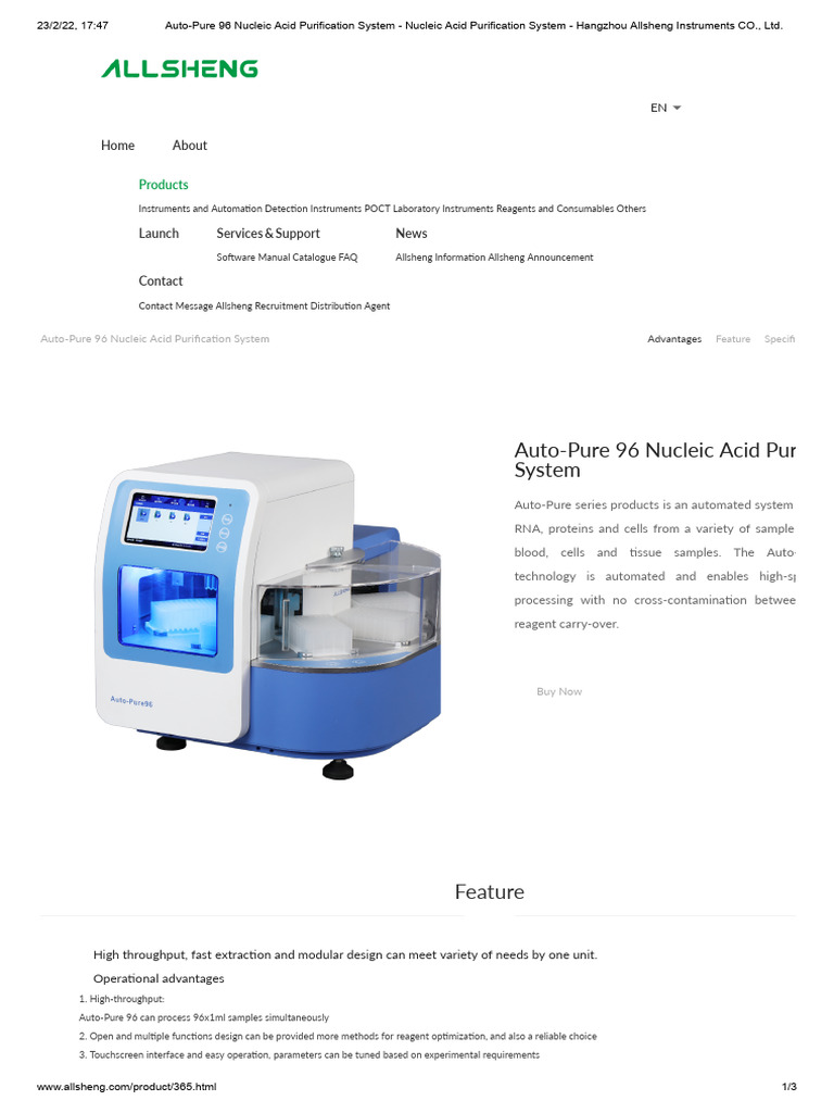 Autopure 96 Manual | PDF | High Throughput Screening | Automation