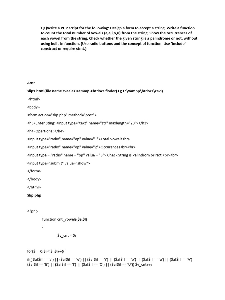 WT Slip Solutions 1 | PDF | Area | Class (Computer Programming)