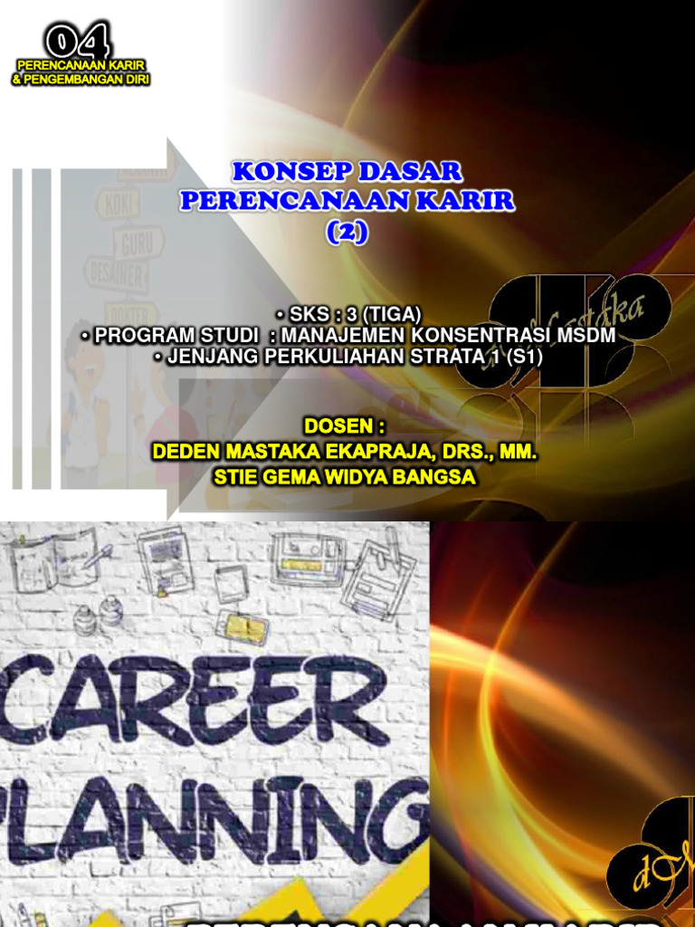PTM 04 PKPD - Konsep Dasar Perencanaan Karir - 2 | PDF