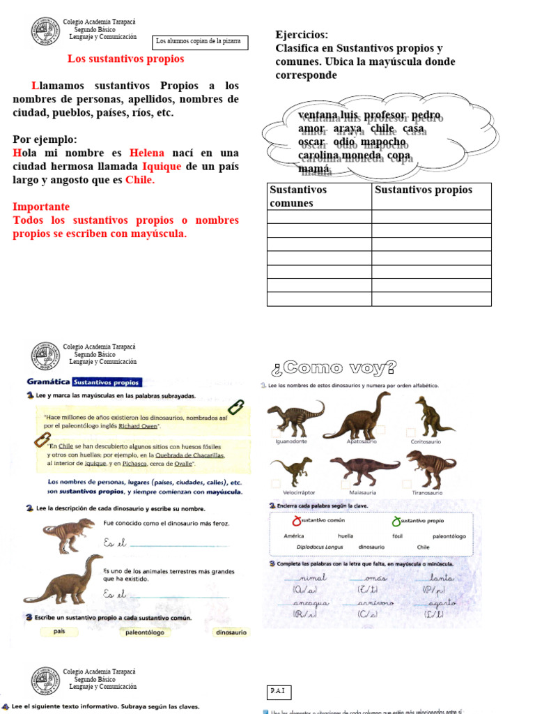 Guia-Lenguaje Dinosaurio | PDF | Lingüística | Ortografía
