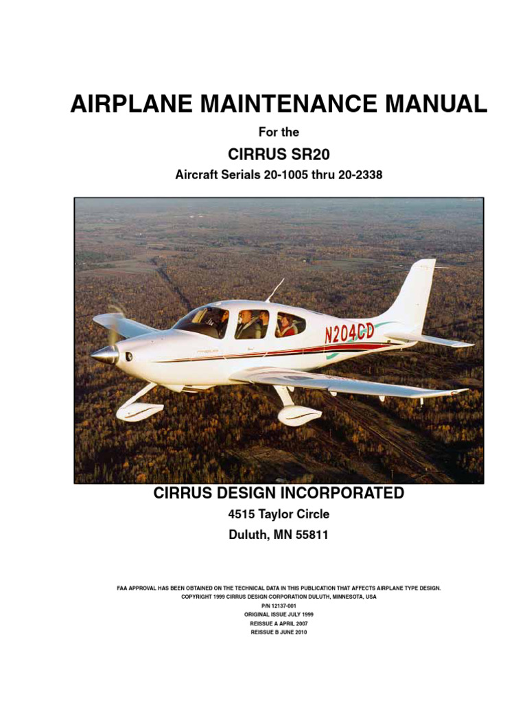 Ms Cirrus Aircraft Serials 20-1005 Thru 20-2338 | PDF | Aviation | Avionics