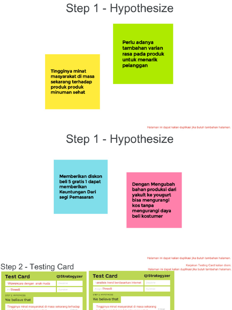 Ignatius M. Rezeki Simbolon WBI - E3 - Testing and Learn Progress | PDF