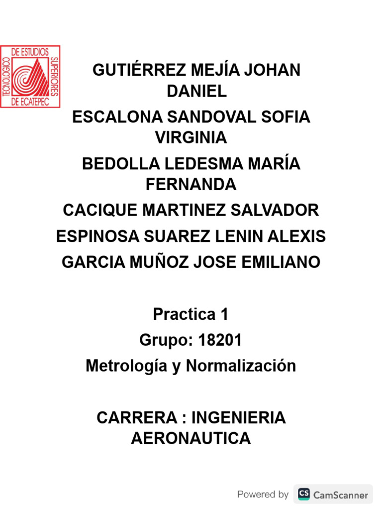 Practica 1 T | PDF | Medición | Kilogramo