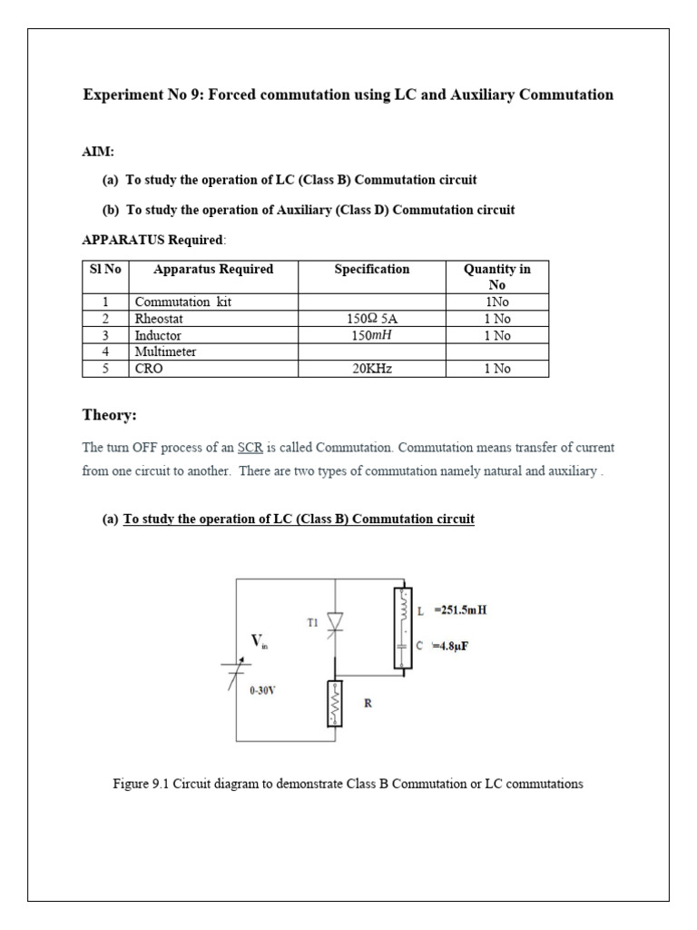 EXP No 9 | PDF | Electric Power | Electromagnetism