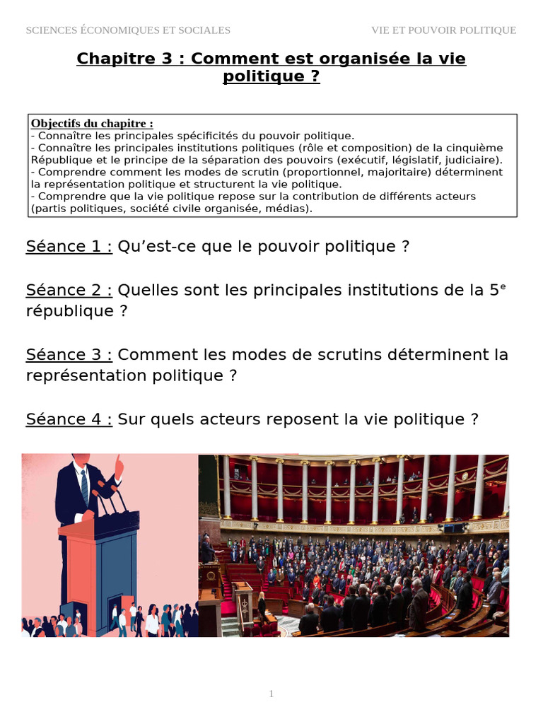 Comprendre le pouvoir politique en France | PDF | Justice | Crime et ...