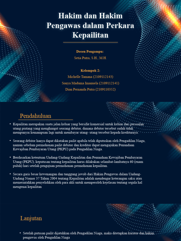 Kelompok 2 - Hakim Dan Hakim Pengawas | PDF