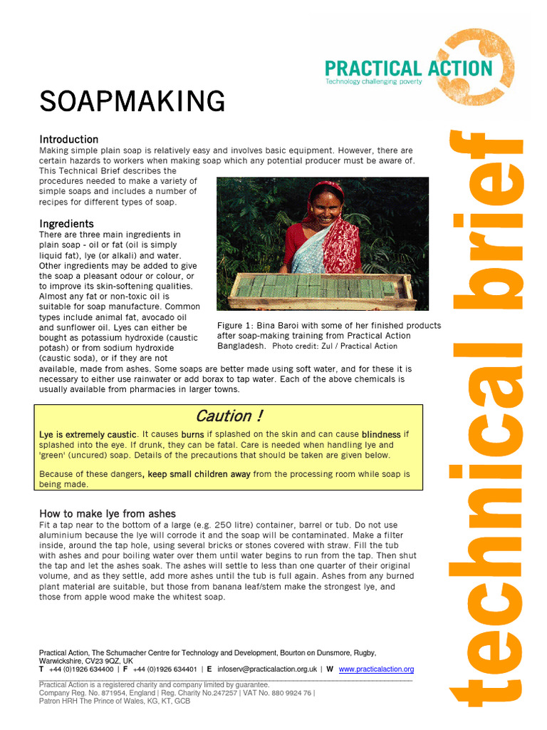 Local Soap Making Process | PDF | Soap | Sodium Hydroxide