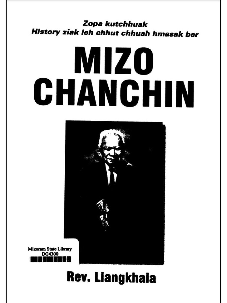 Mizo Chanchin - Rev. Liangkhaia | PDF