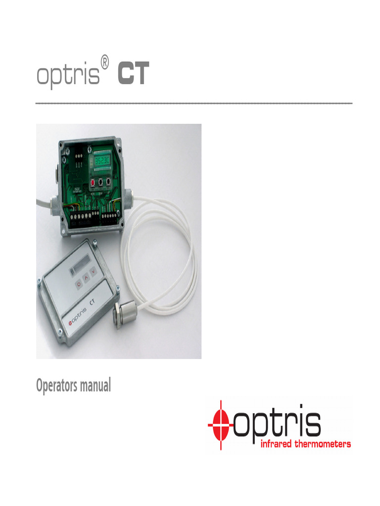 Optris Ct Manual Pdf Usb Electrical Connector