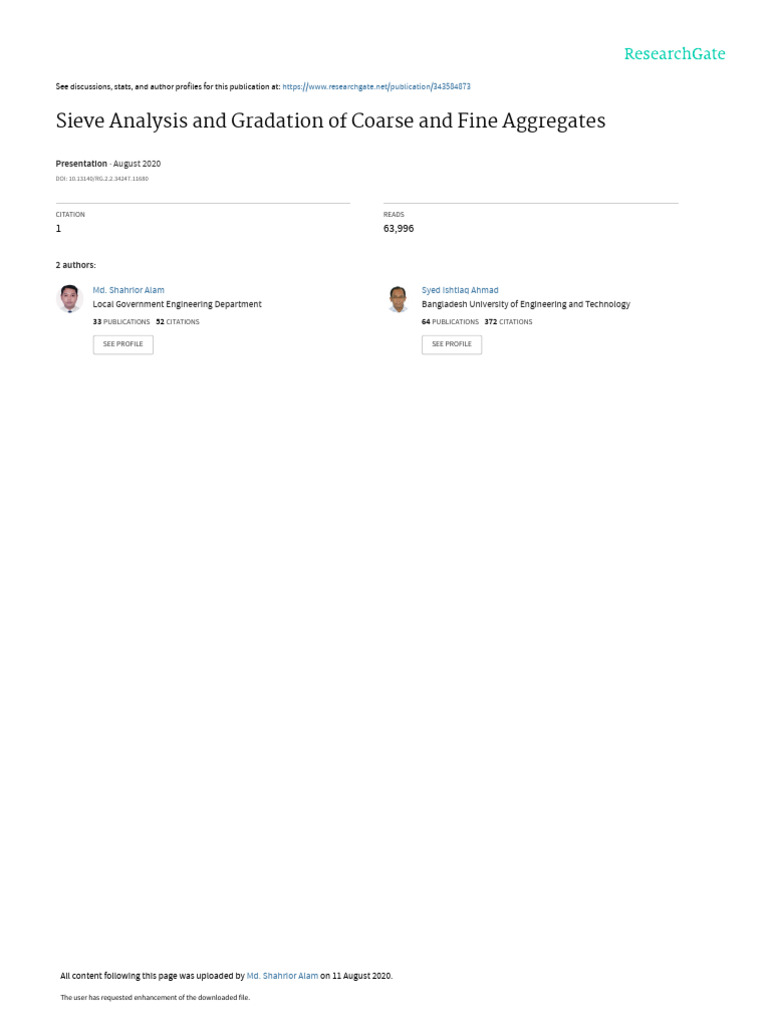 Course Aggregate | PDF | Construction Aggregate | Sand