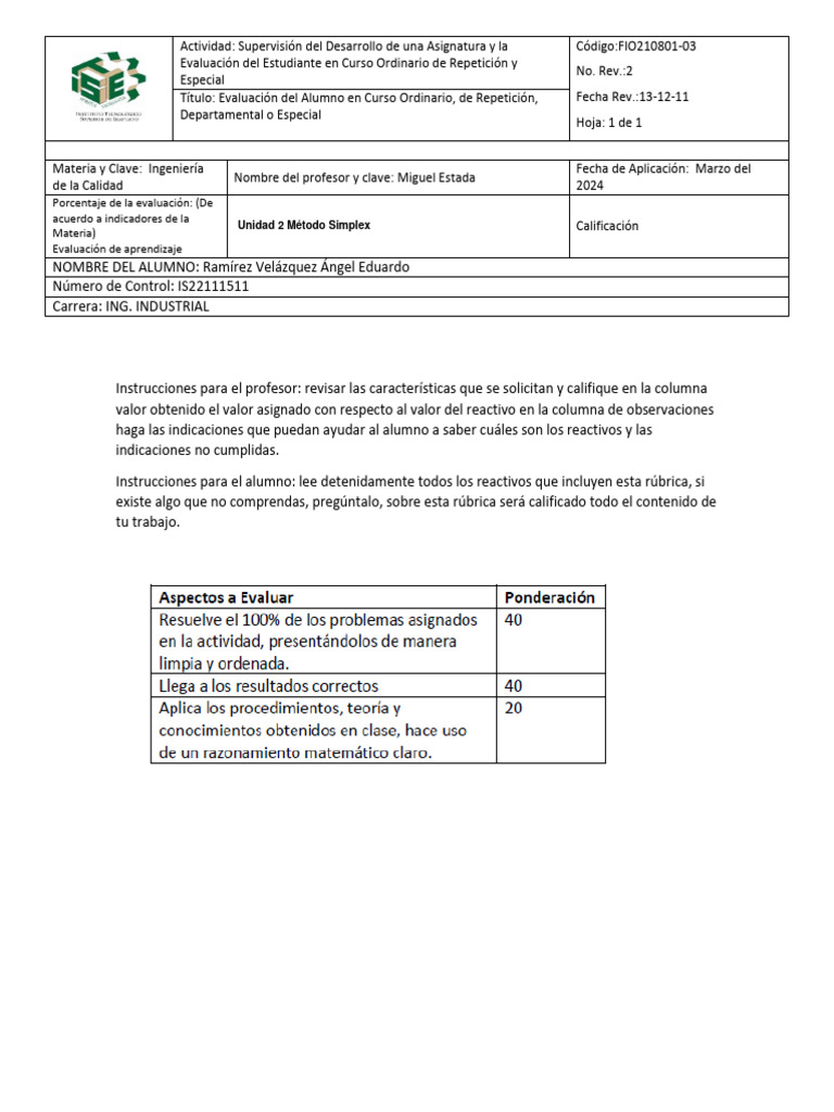 Ejercicios 2 Simplex Solver | PDF | Evaluación