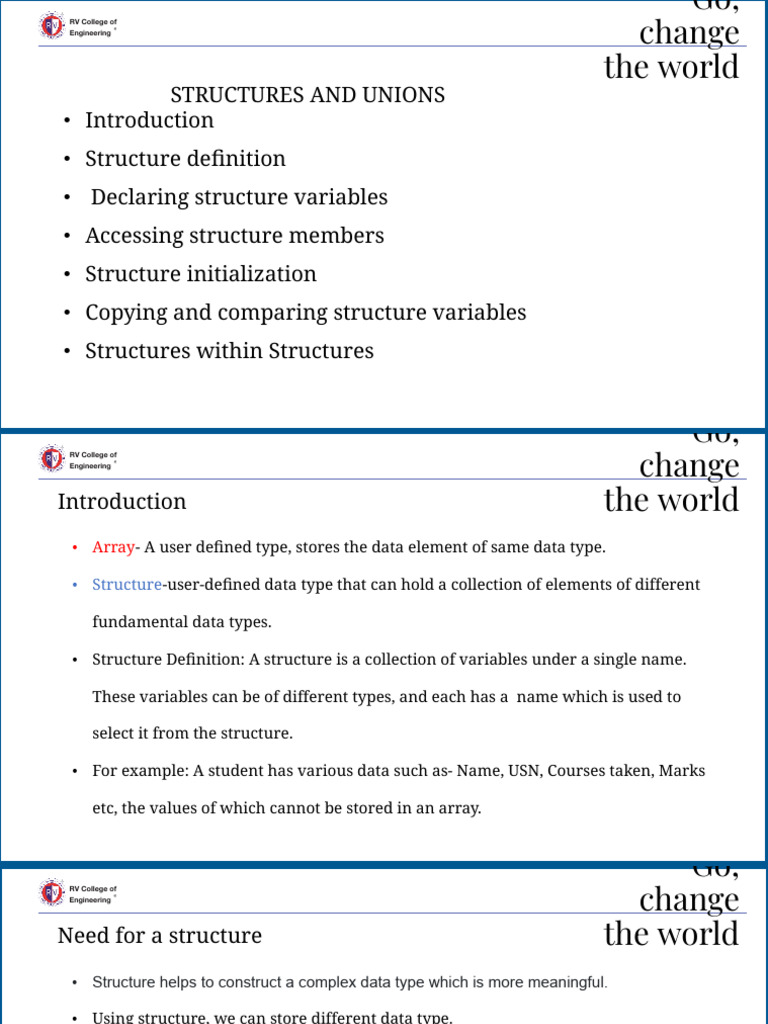 Unit 5 Structures And Pointers 1 Pdf Pointer Computer Programming Computer Programming
