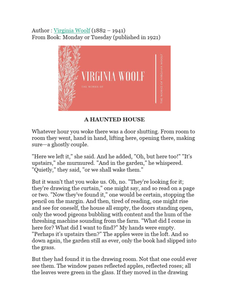 A haunted house | PDF