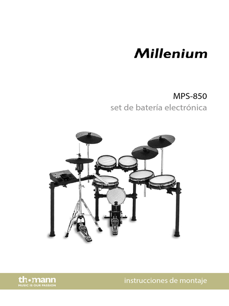 MILLENIUM MPS 850 Instrucciones de Montaje | PDF | Kit de batería ...