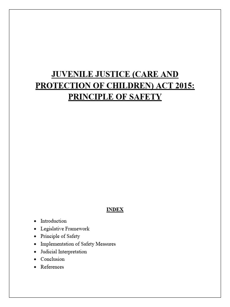 JUVENILE JUSTICE | PDF | Juvenile Delinquency | Juvenile Court