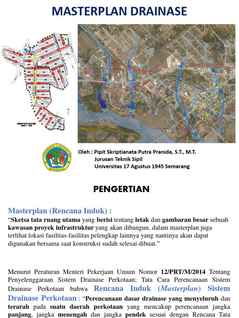 V. Masterplan Drainase | PDF