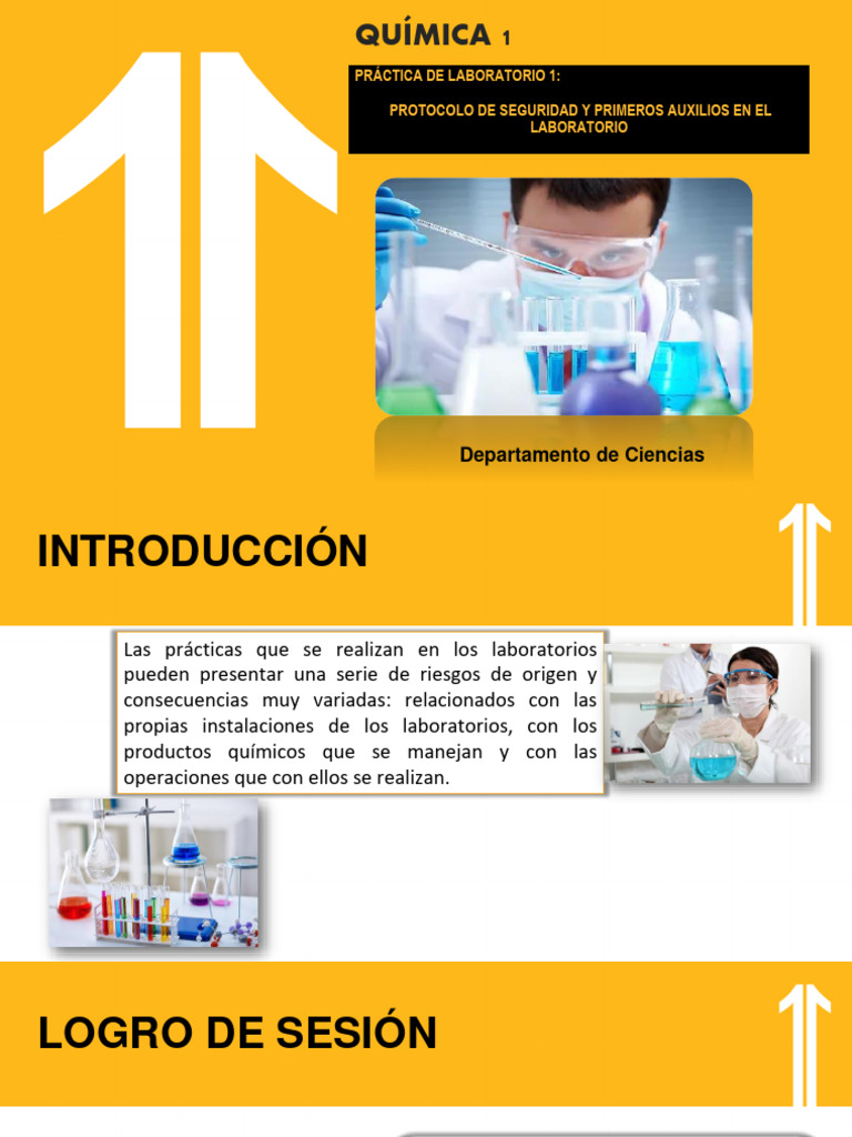 Práctica 01 - Protocolo de Seguridad y Primeros Auxilios en Laboratorio | PDF | Laboratorios ...