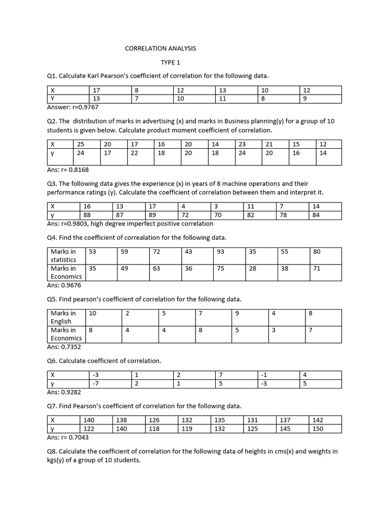 Type 1 | PDF | Multivariate Statistics | Data Analysis