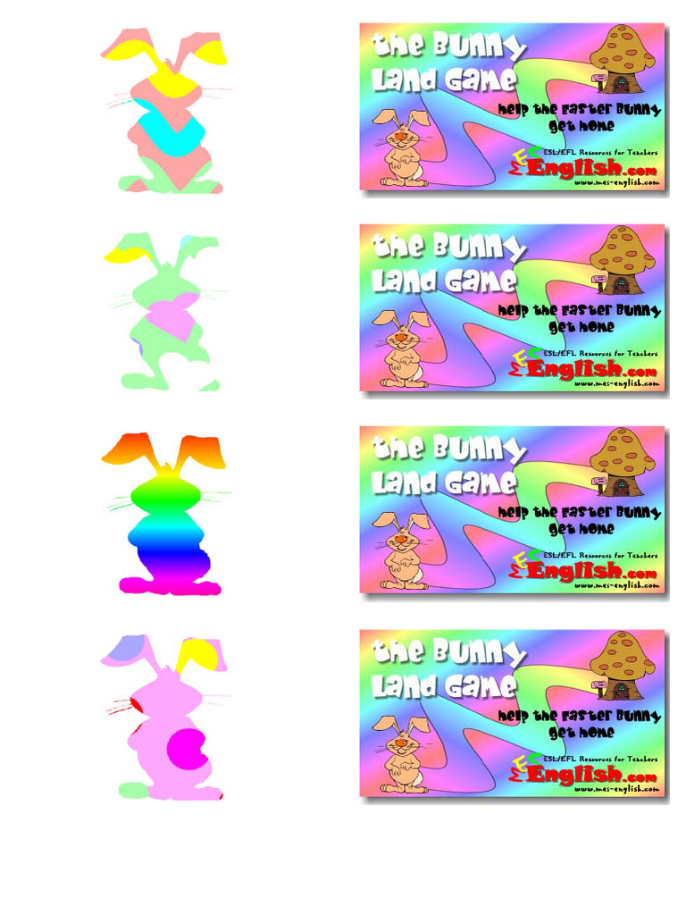 Bunnyland Jump Cards | PDF