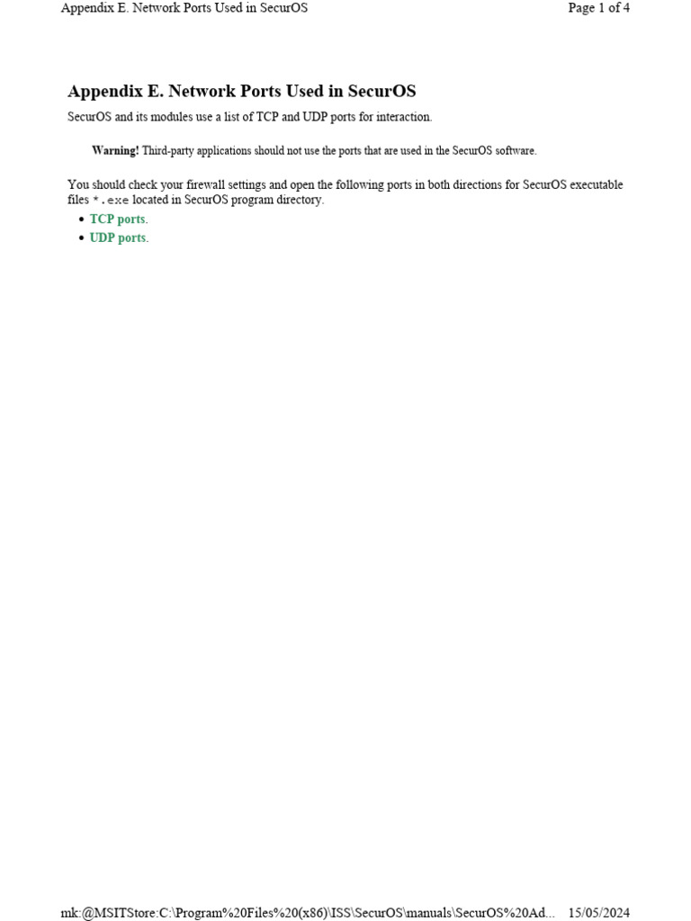 Puertos Securos Pdf Port Computer Networking Session Initiation Protocol