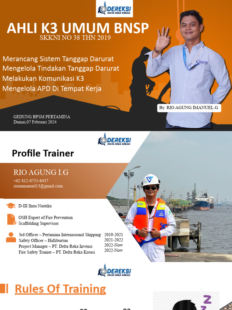 Tanggap Darurat Bnsp Pertamina [Autosaved] | PDF