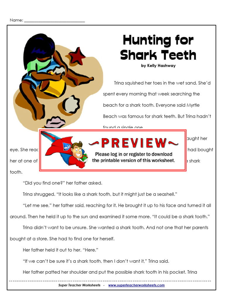 3rd-shark-teeth | PDF | Meal | Tooth