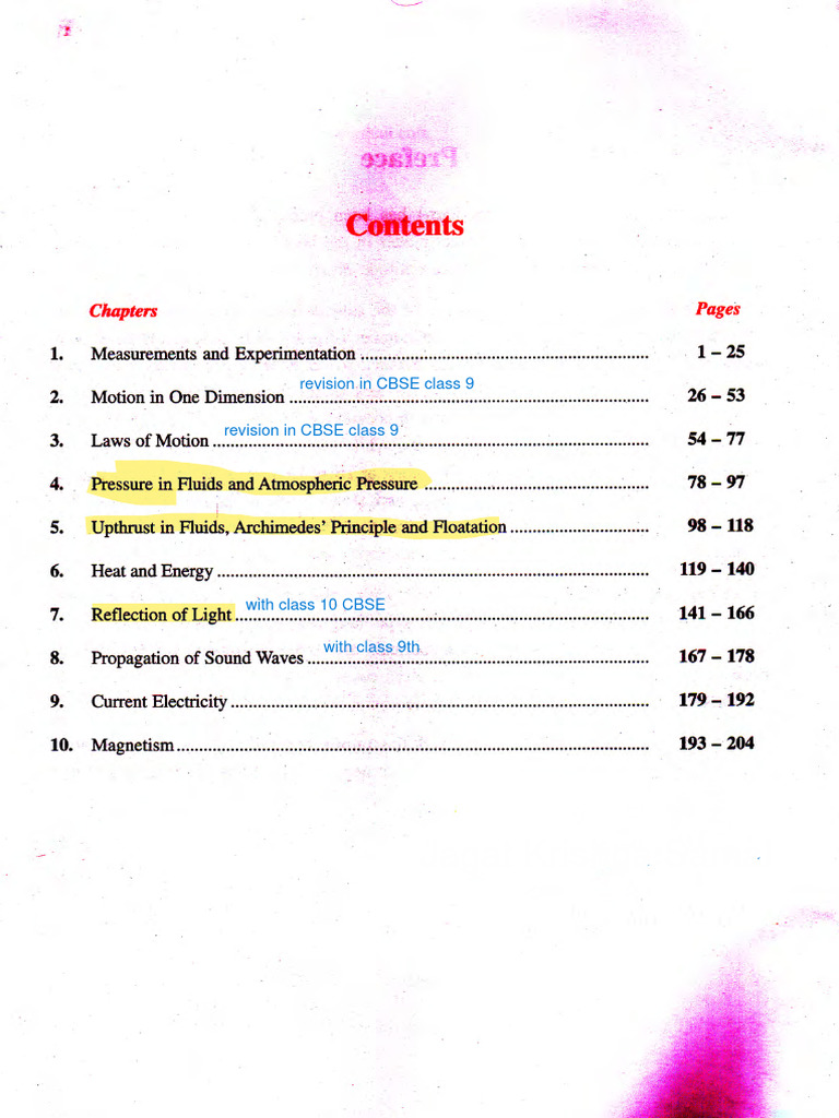 Selina Class 9th Physics | PDF