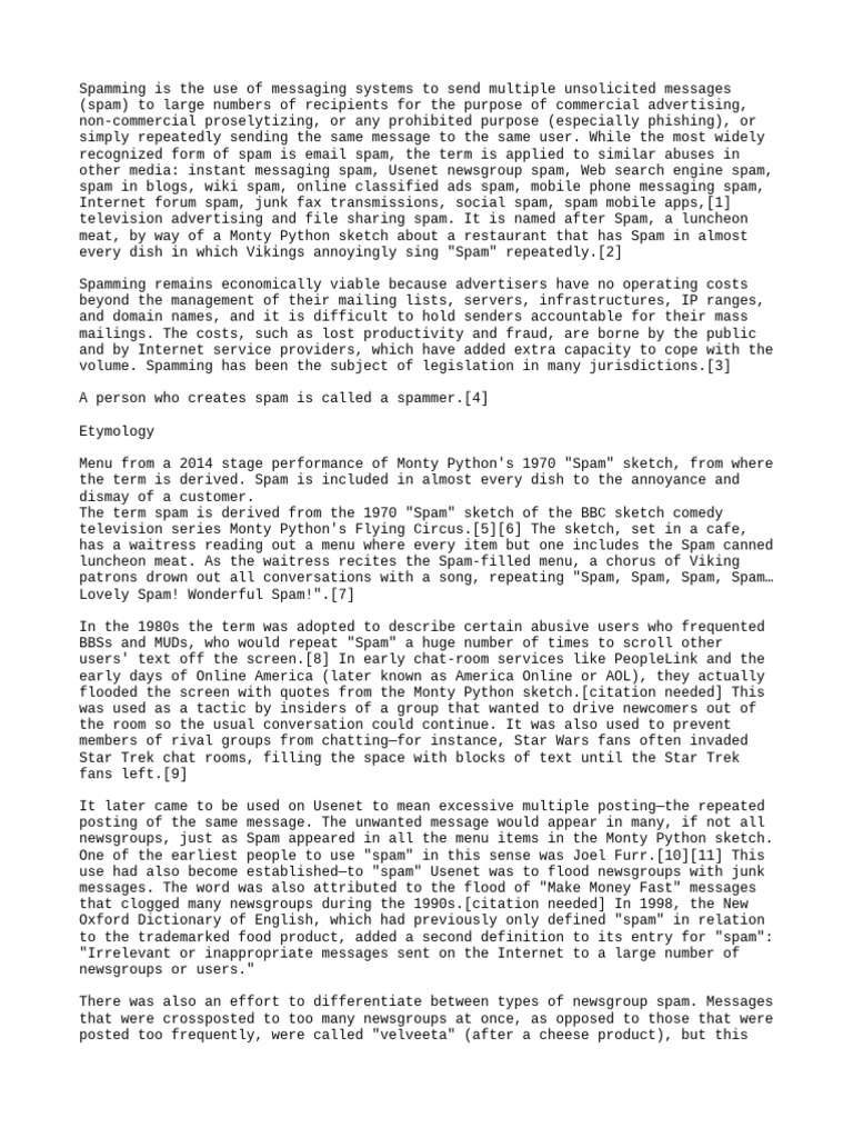 Email Spam & Its Affects On Society | PDF | Spamming | Email Spam