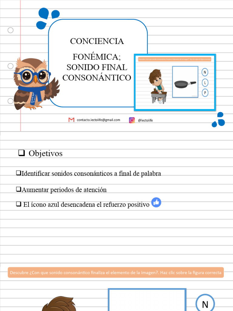 10. Sonido Final Consonántico | PDF