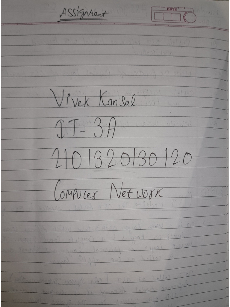 Computer Network Assignment | PDF