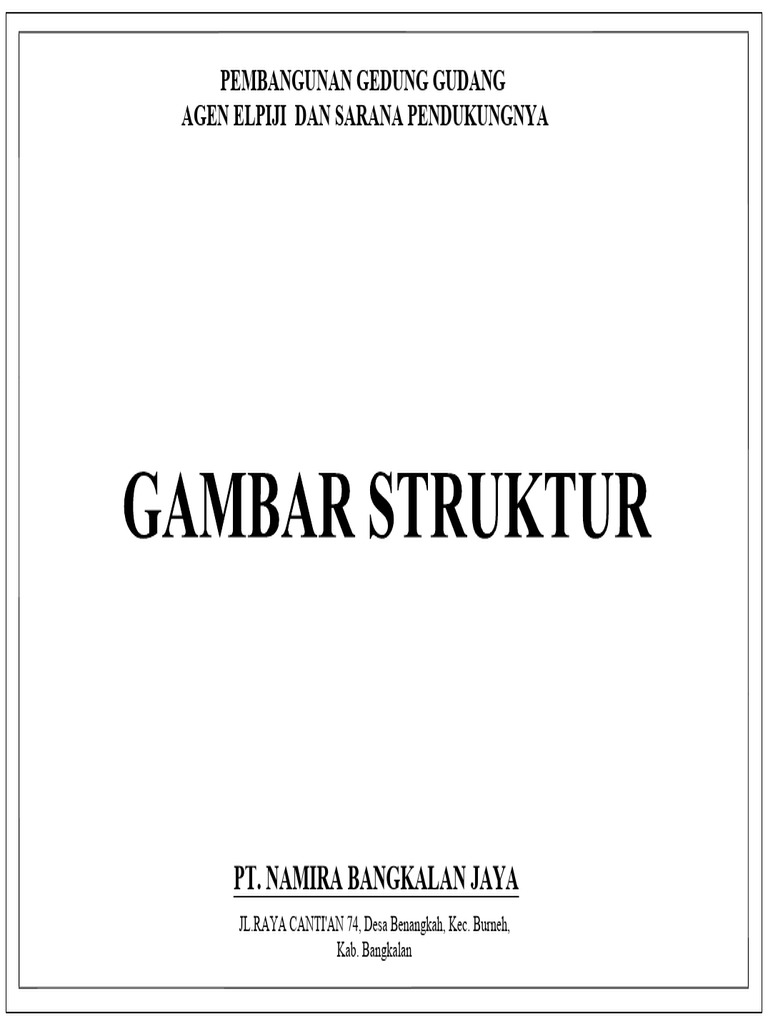 55 Gambar Detail Struktur Pdf 