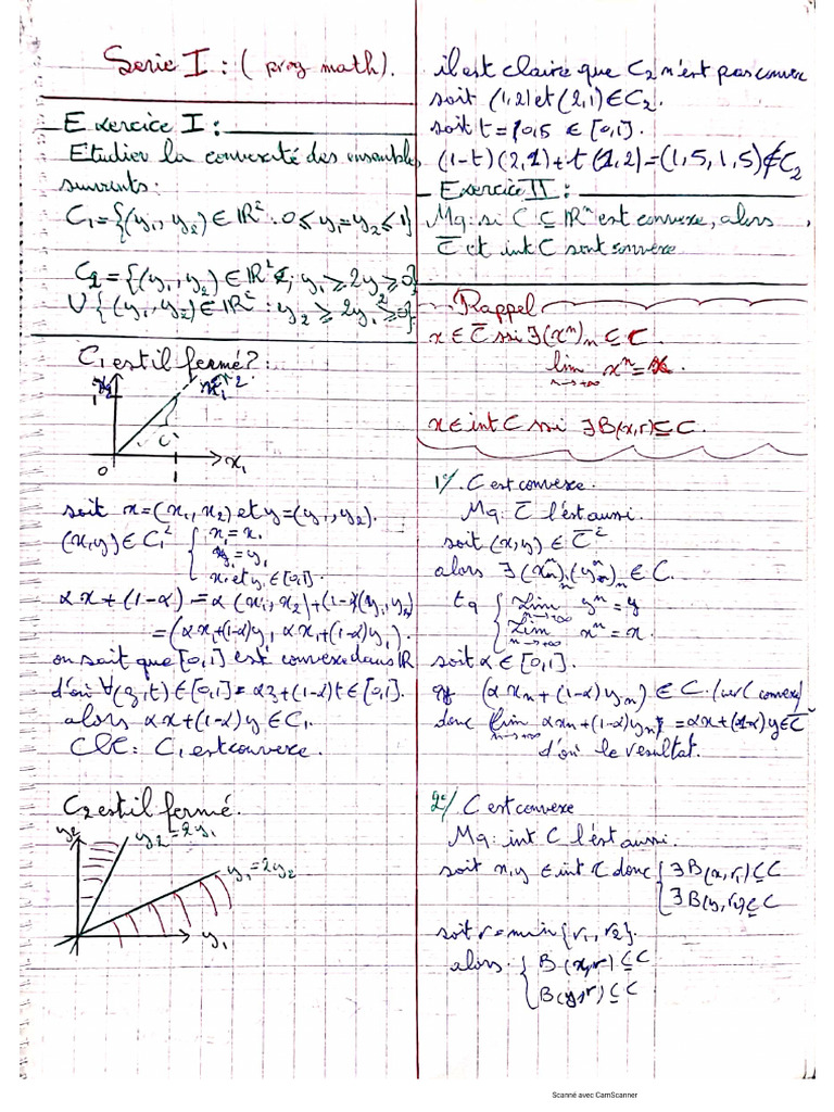 Prog Math Tds Corrigés | PDF