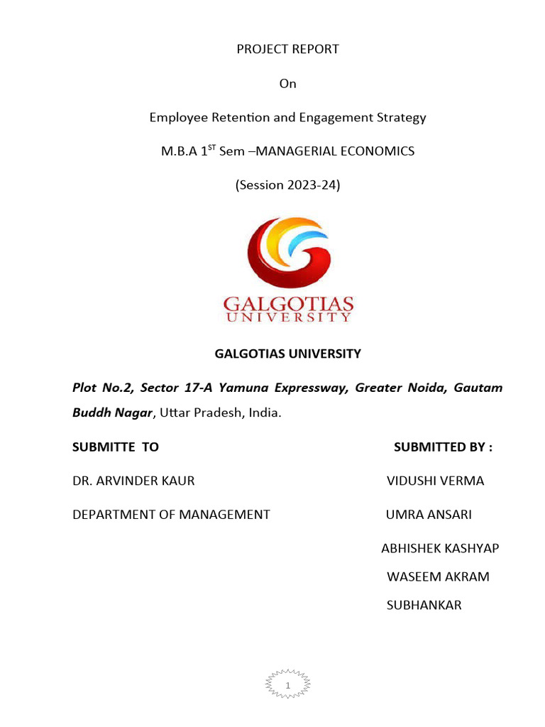 Ob Project | PDF | Employee Retention | Sampling (Statistics)