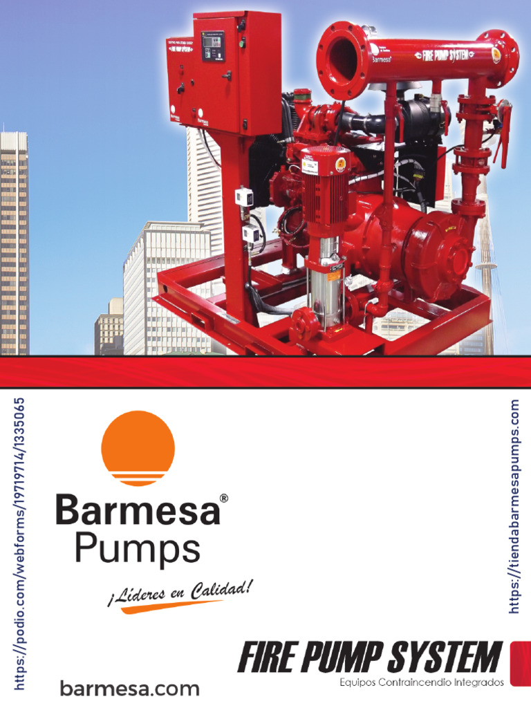 Folleto Fire Pump System | PDF | Electrónica | Ingeniería Informática