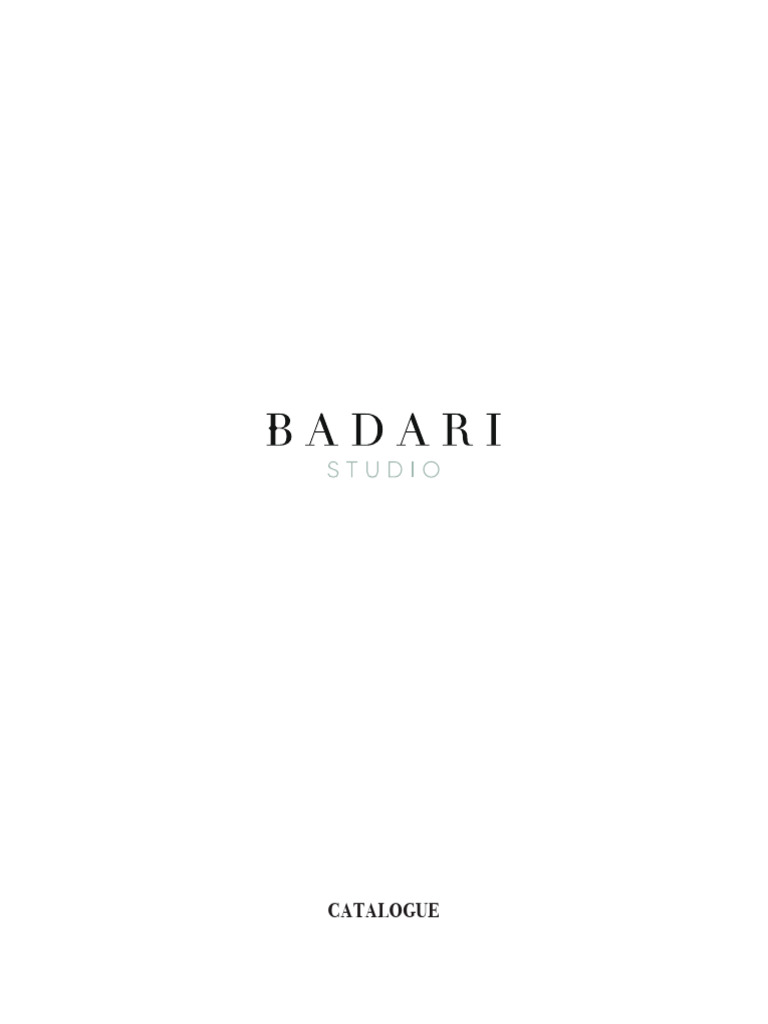 BADARI-STUDIO Spread | PDF | Decorative Arts