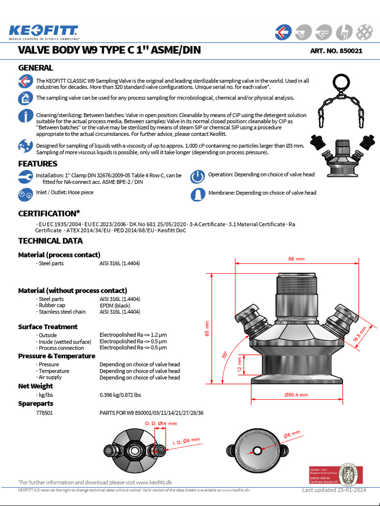 W9 Clamp | PDF | Valve | Liquids
