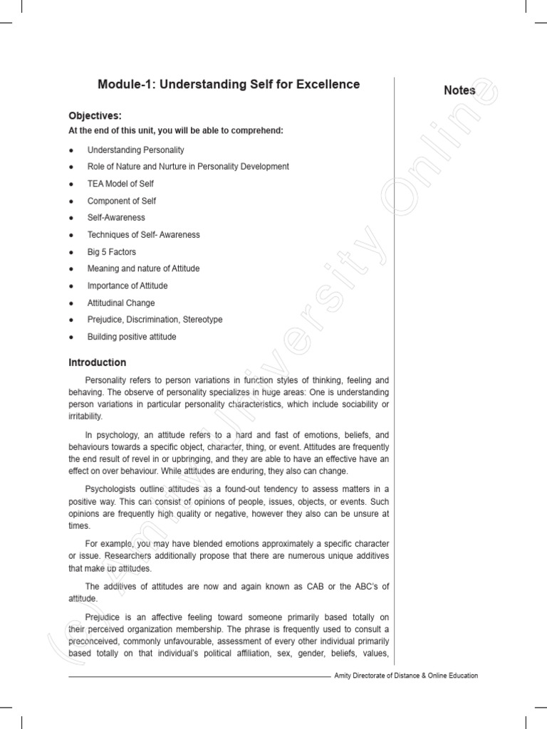 BS105 - Individual Excellence in Social Dynamics | PDF | Identity ...