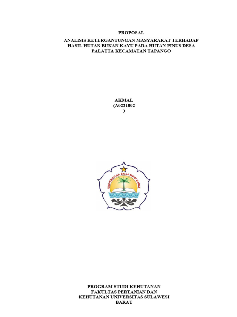 Proposal Akmal FIXX2 | PDF