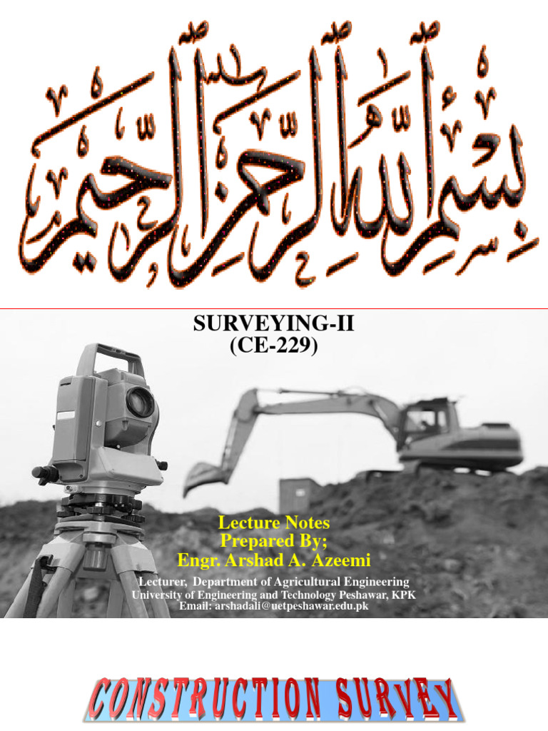 Lecture 02 Final Term Construction Surveys Pdf Surveying