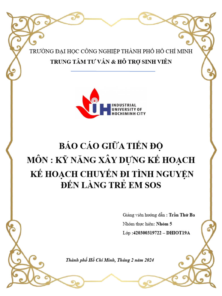 Bản báo cáo giữa kì- KNXDKH-Nhóm 5 - HKII 2023-2024 | PDF