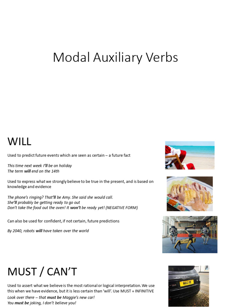 Modals | PDF | Syntax | Linguistic Morphology