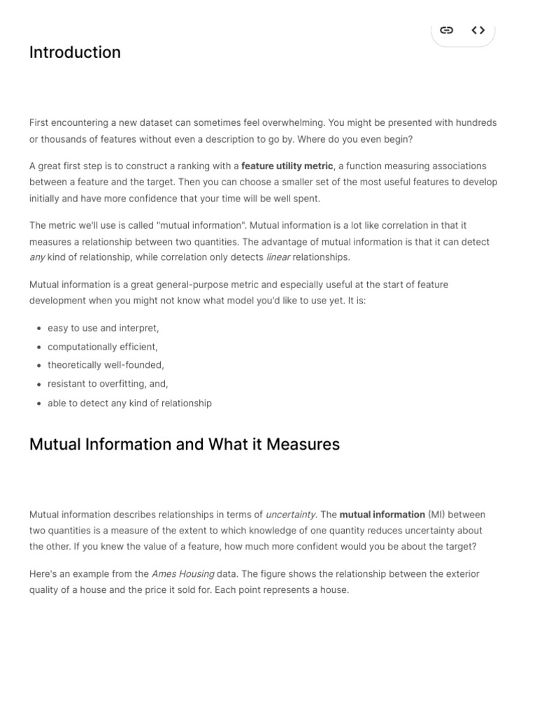 2 Mutual Information - Kaggle | PDF | Information | Mathematics