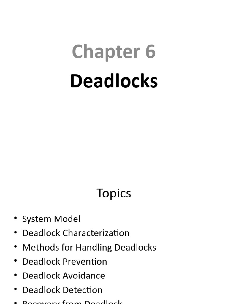 Chapter 6 | PDF | Process (Computing) | Computing