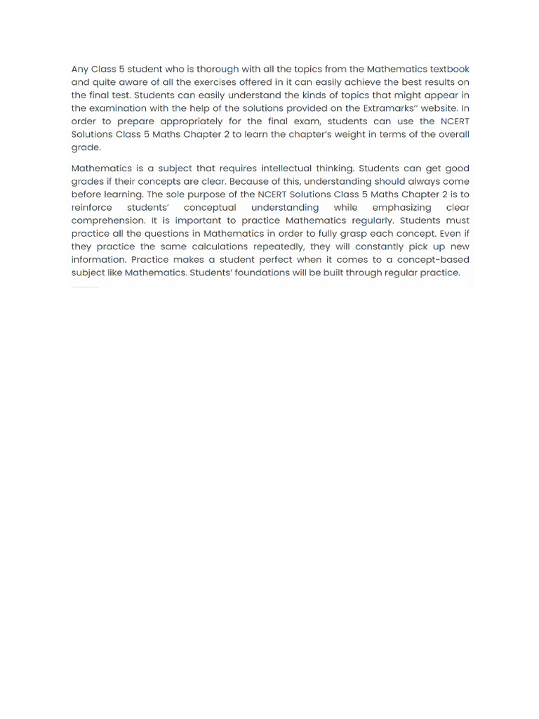 Important Question Class 5 English | PDF