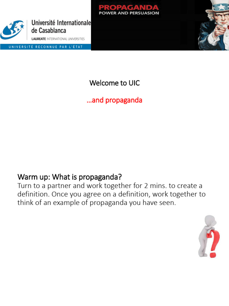 Propaganda Devices and Techniques | PDF | Propaganda | Human Communication