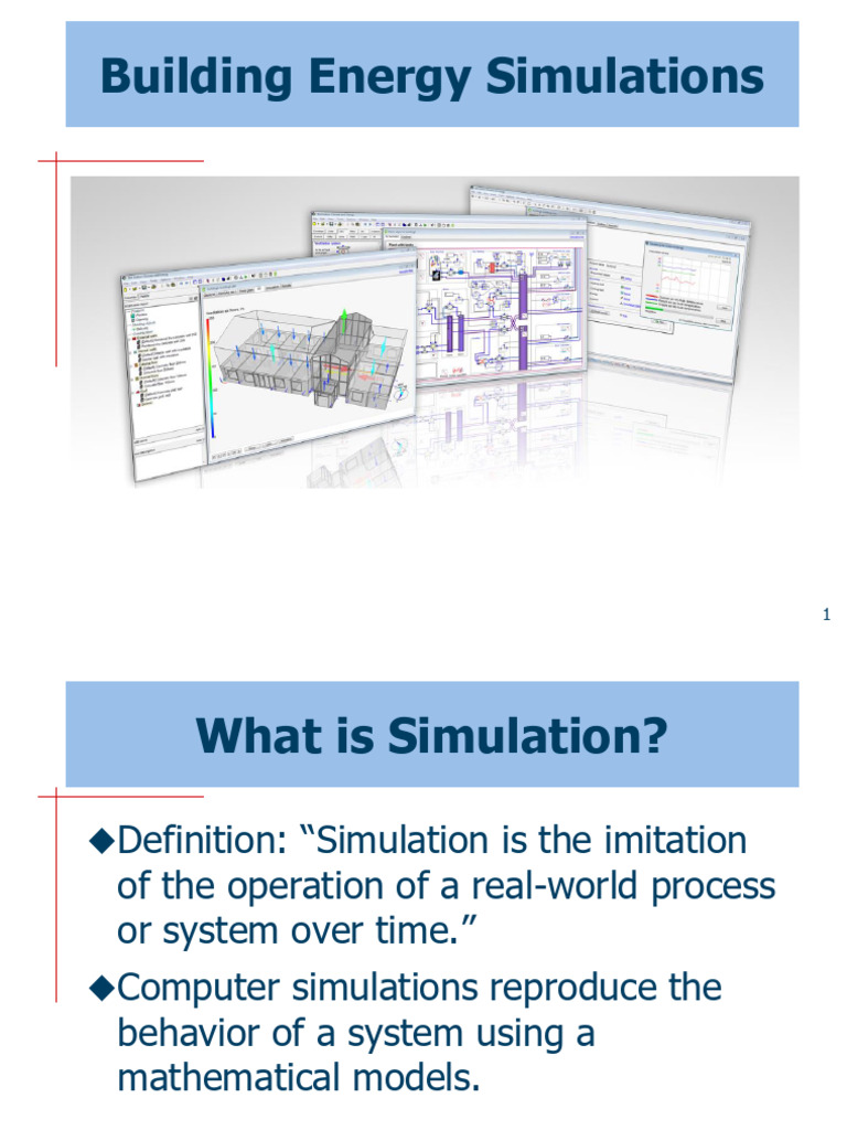 Building Thermal Simulation Overview | PDF | Simulation