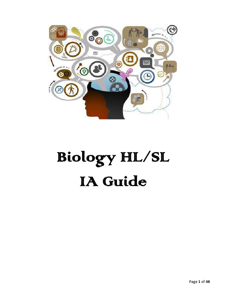 Biology IA Guide | PDF | Standard Deviation | P Value