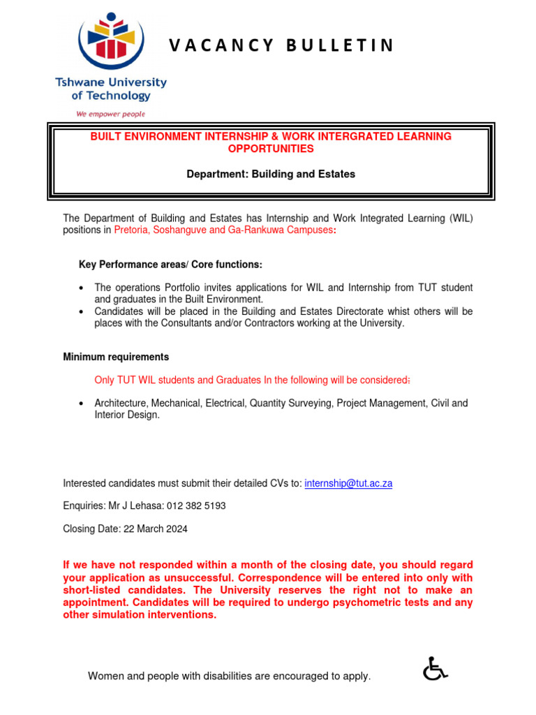 Built Environment Internships | PDF