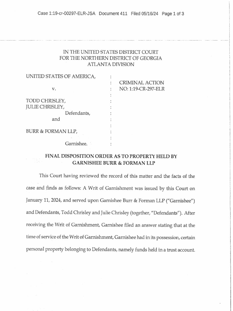 Judge Orders Todd and Julie Chrisley To Turn Over Nearly $30,000 in ... Judge Orders Todd and Julie Chrisley To Turn Over Nearly $30,000 in ...