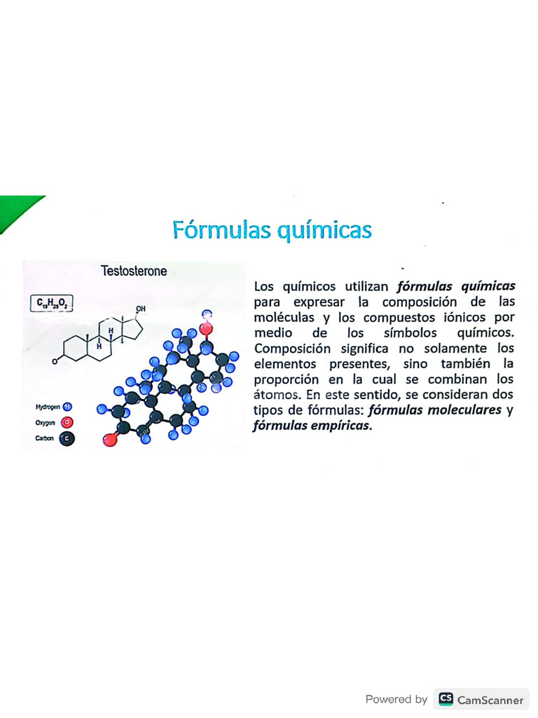 Formulas Químicas | PDF